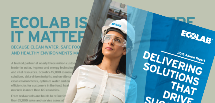 Ecolab: Annual Report 2018 | Pest Magazine